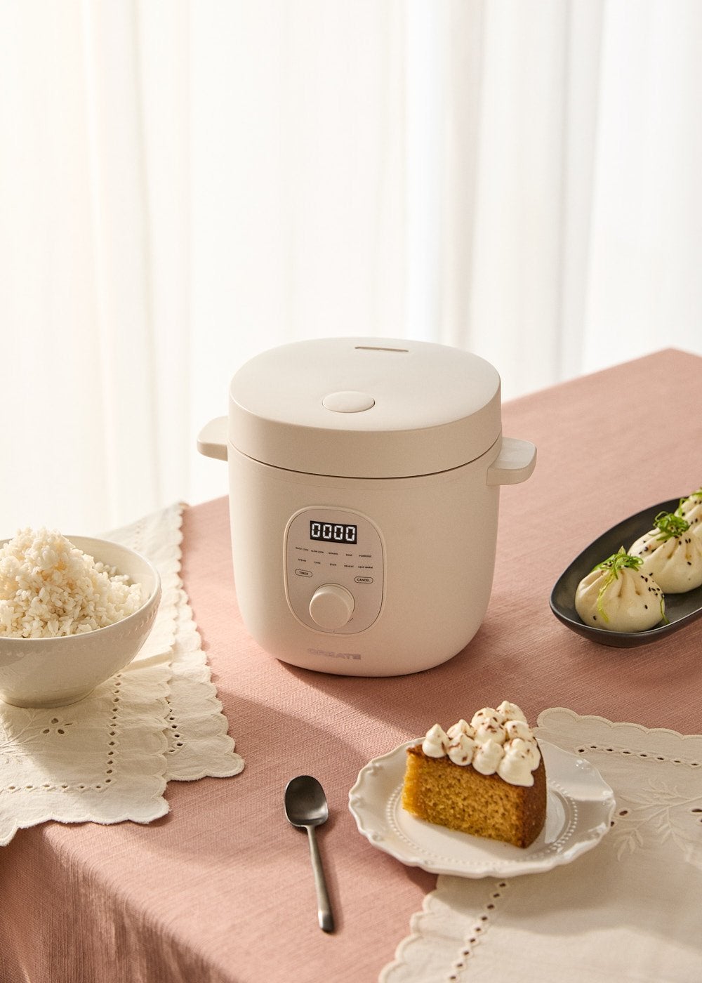 CREATE - RICE COOKER STUDIO - Arrocera eléctrica multifunción con cesta ...