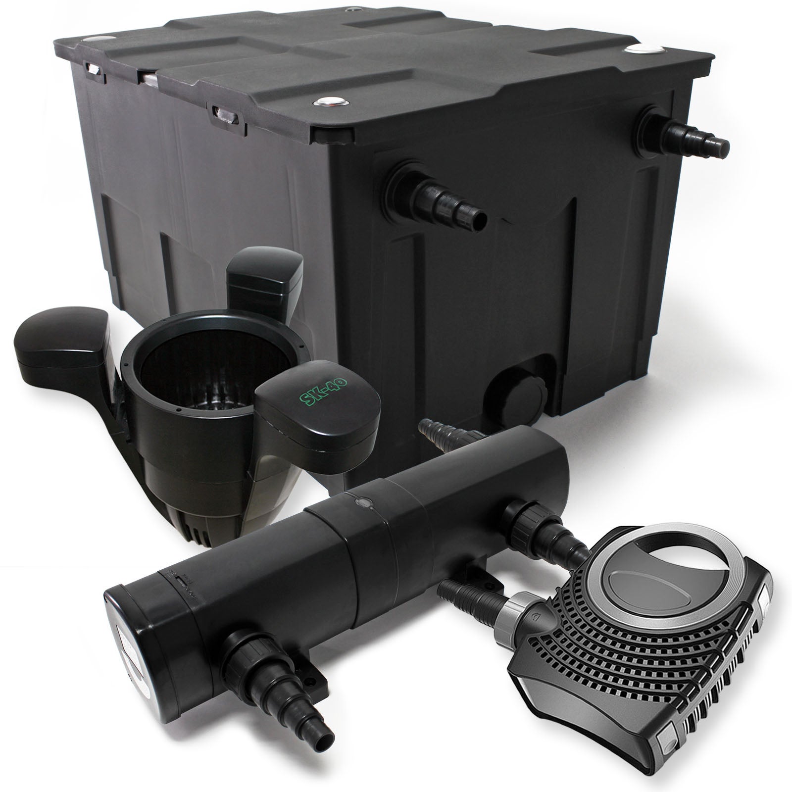 SunSun Filto Bio 60000l 24 W UVC purificador para estanques 80 W Bomba ...