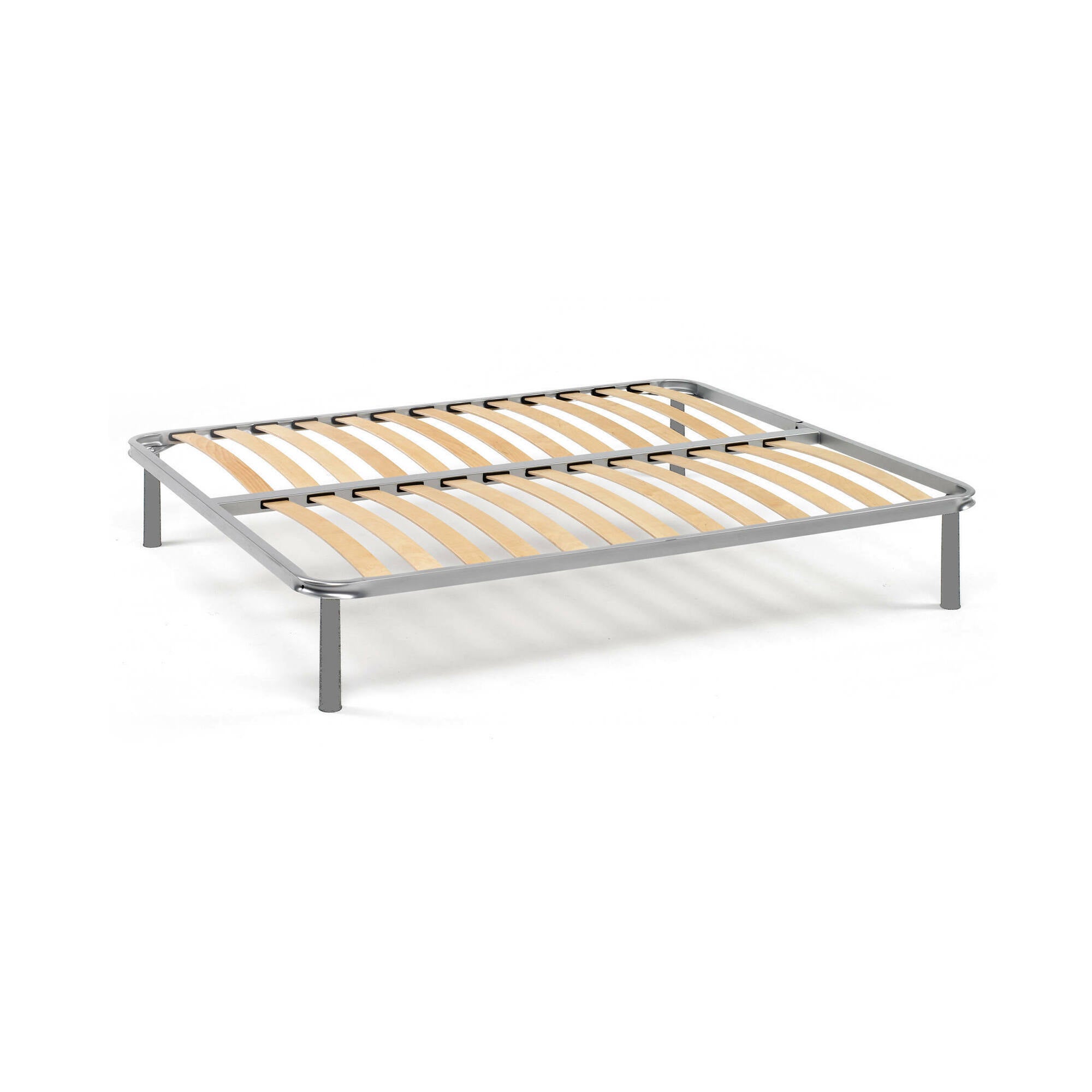 Sommier double Artemisio, sommier à lattes orthopédique, 100% Made in ...