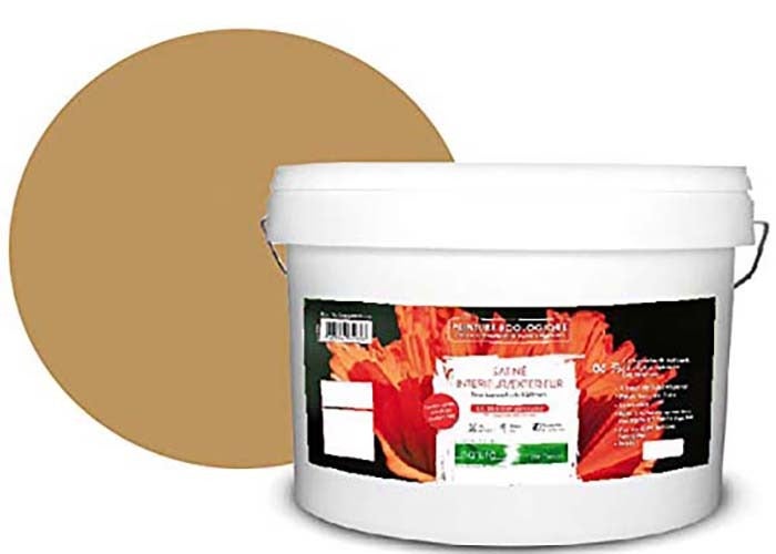 Marron Brun Marron Brun-Peinture interieur exterieur aspect satin Natura - Marron Brun - 10L ...