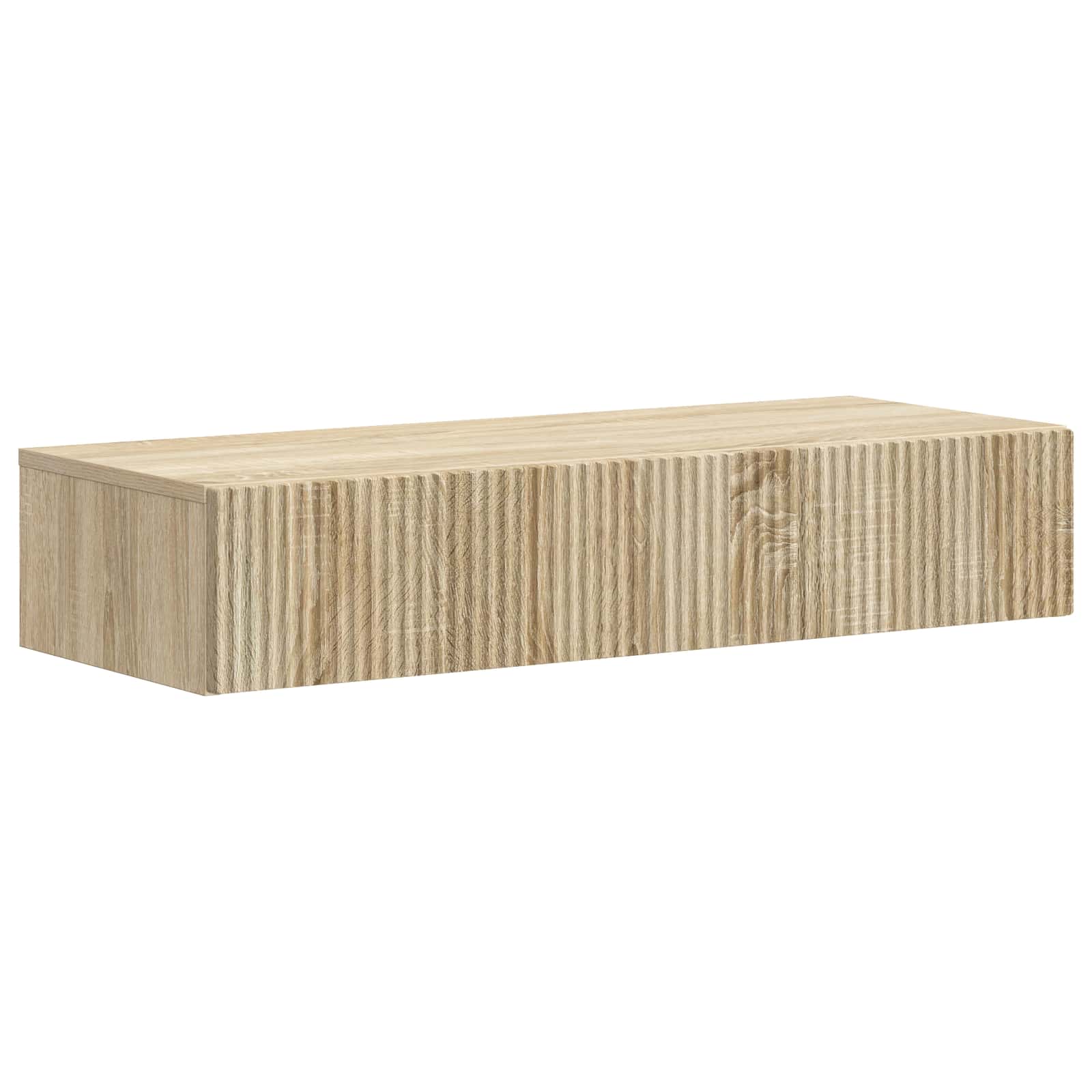 Table d'appoint murale Chêne 87,5 x 34,5 x 17 cm | Leroy Merlin