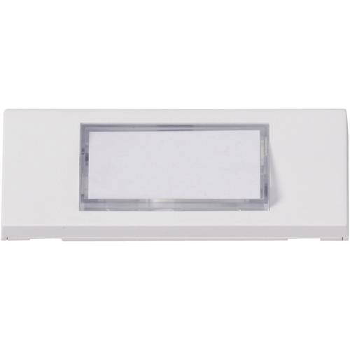 Heidemann 70049 Plaque de sonnette avec porte-nom simple blanc 24 V/1 A ...