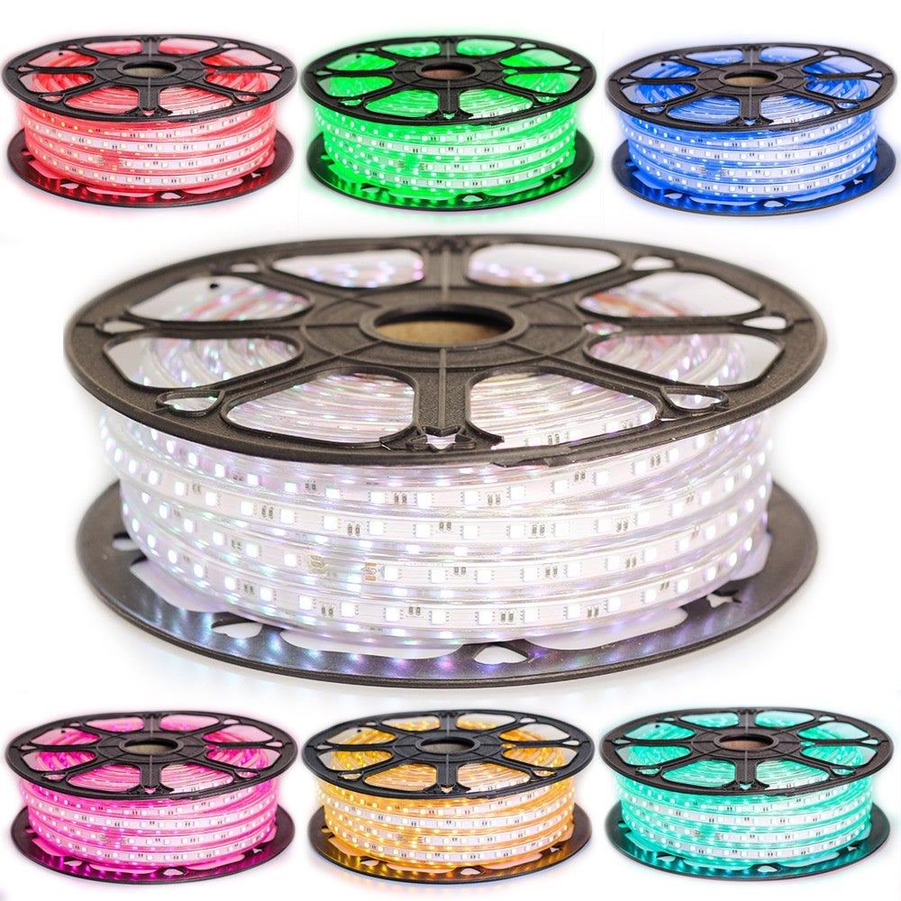 Kit Ruban LED Professionnel 5050 60 LED/m de 25 ou 50 mètres RGB ...