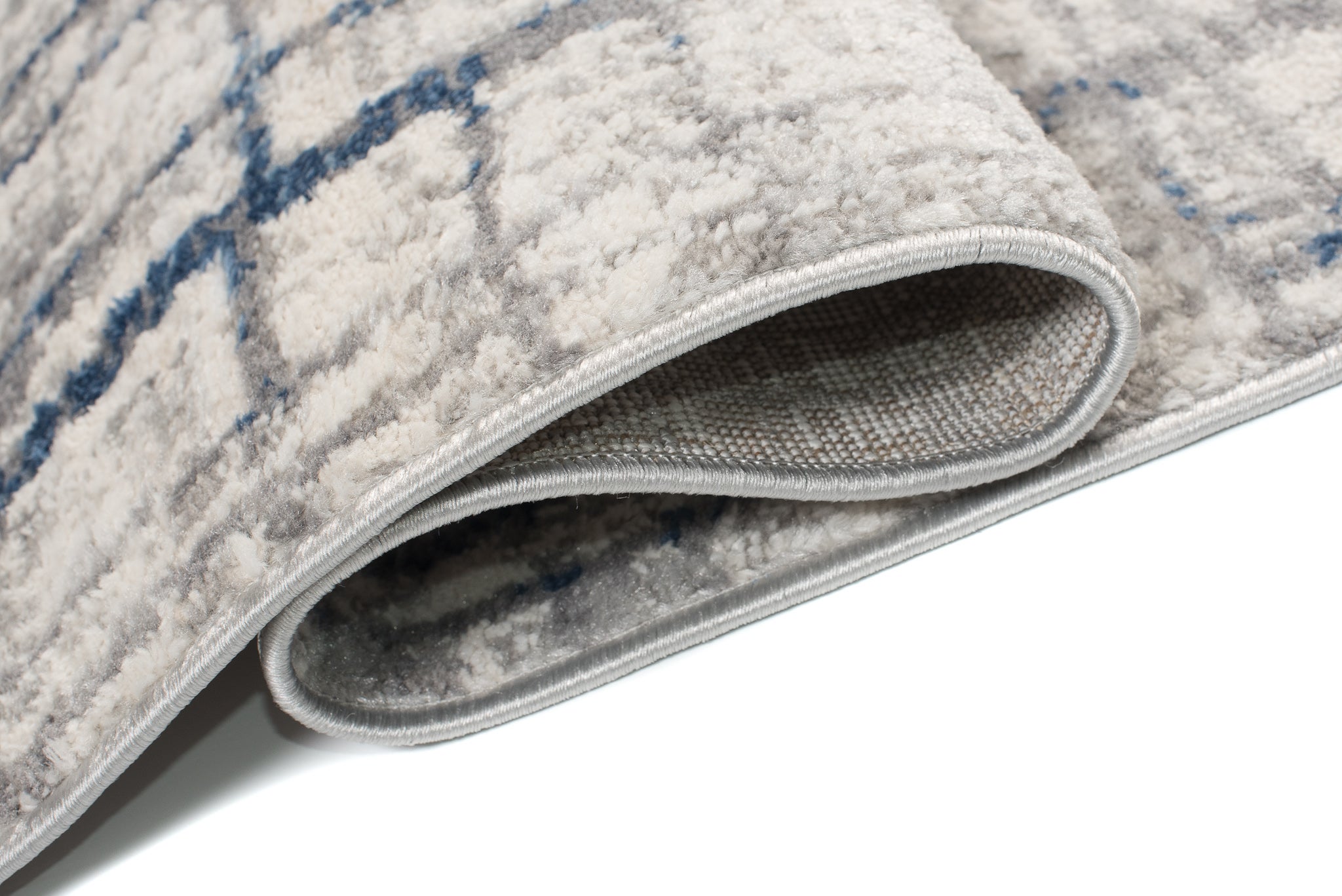 TAPISO Valley Tapis de Salon Moderne Bleu Gris Abstrait Rayé 200x300 ...