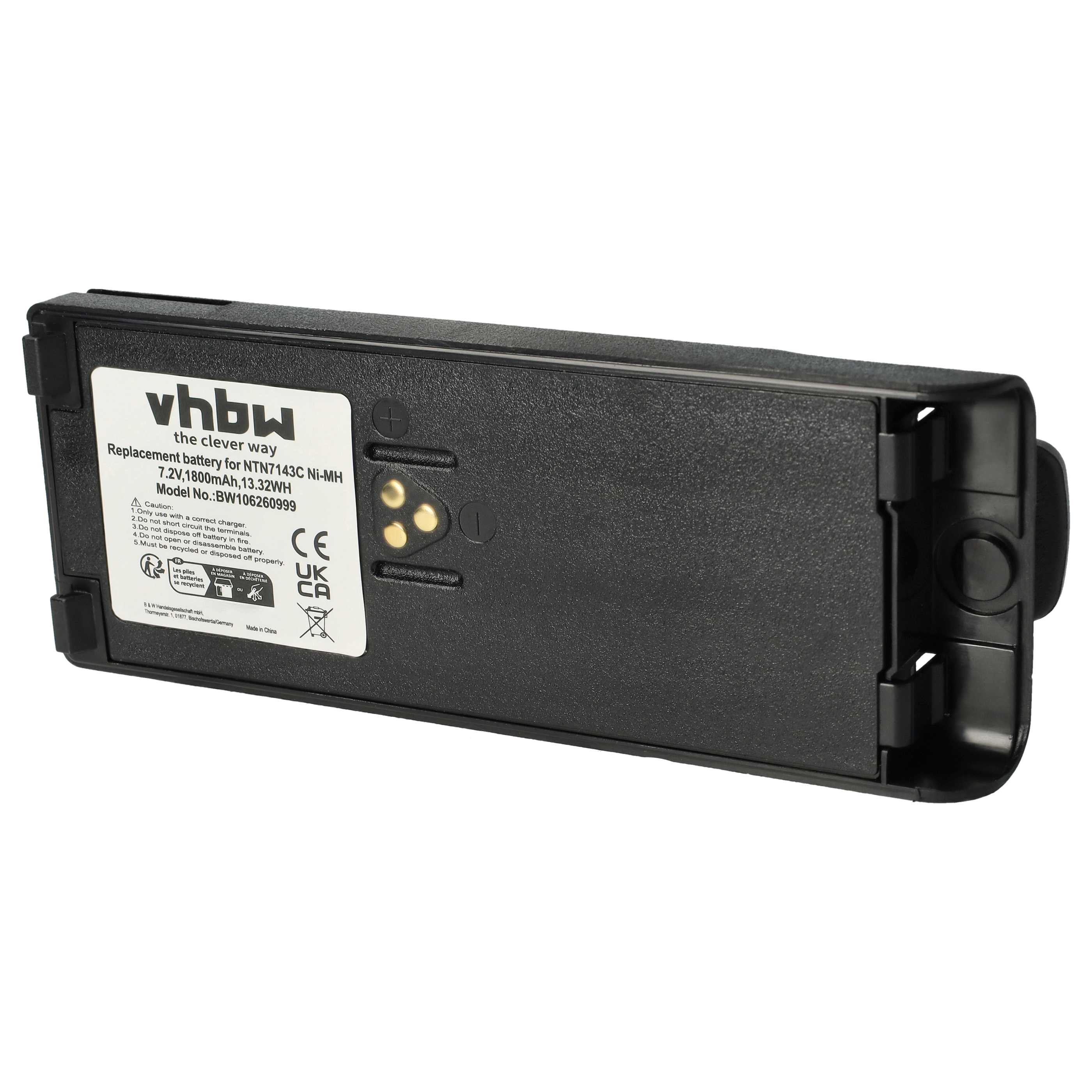 Vhbw 1x Batterie compatible avec Motorola MTS2000, MTS2010, MTS2013 ...