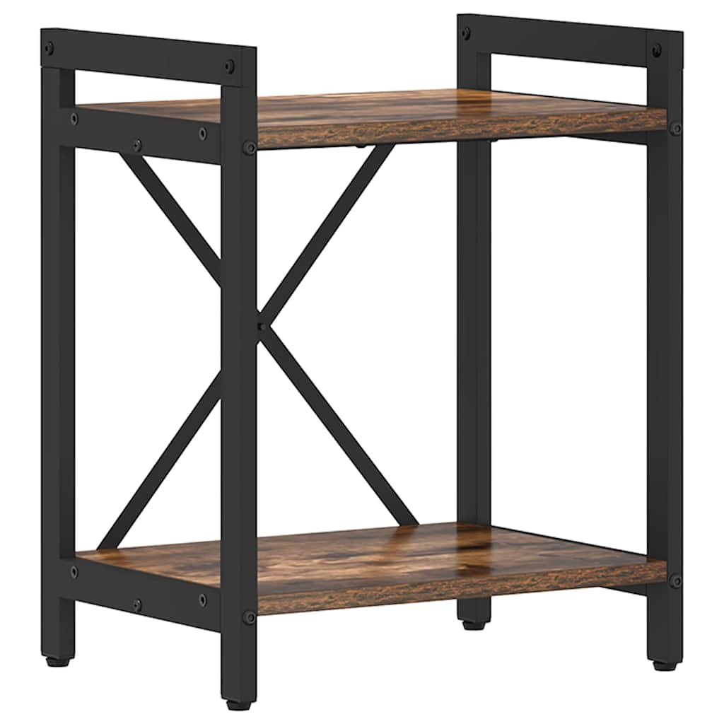 Bibliothèque | Étagère Chêne fumé 40 x 30 x 50 cm Bois d'ingénierie ...