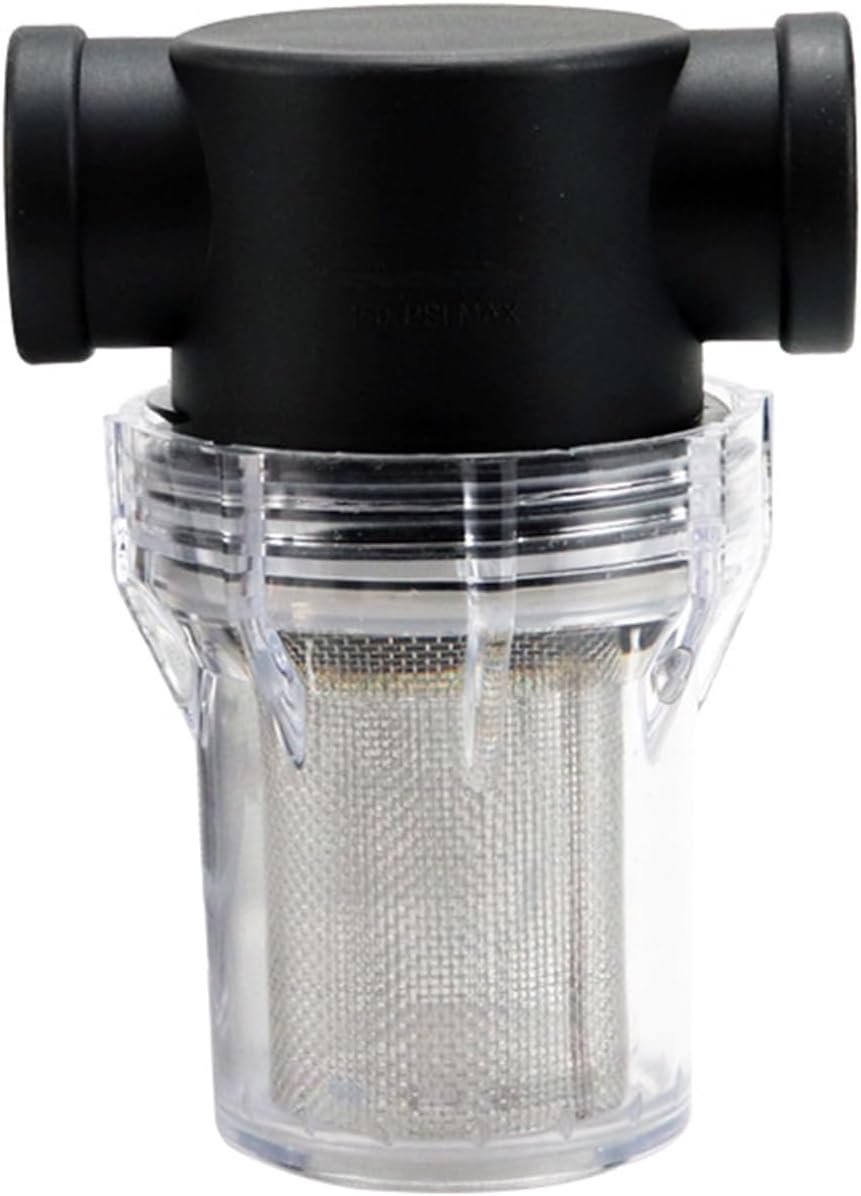 Préfiltre de jardin, crépine en acier inoxydable, crépine à haut débit ...