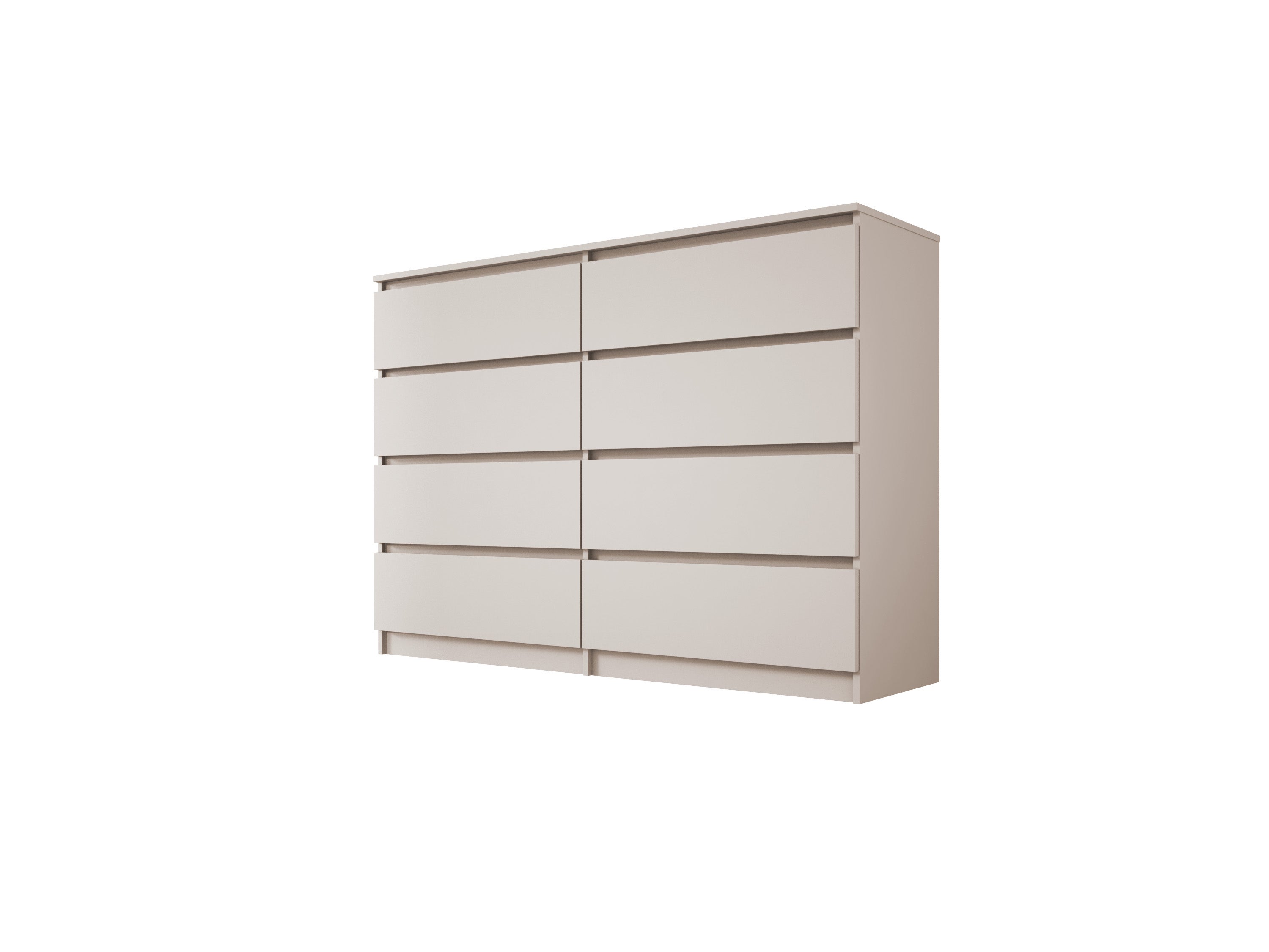 Commode : 8 tiroirs, cachemire, 139 x 39 x 101 cm | Leroy Merlin