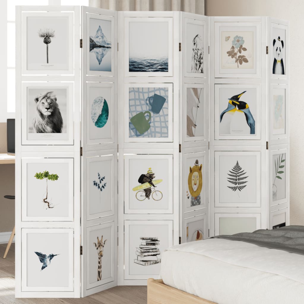 Tabique 6 paneles madera maciza de paulonia blanca | Leroy Merlin