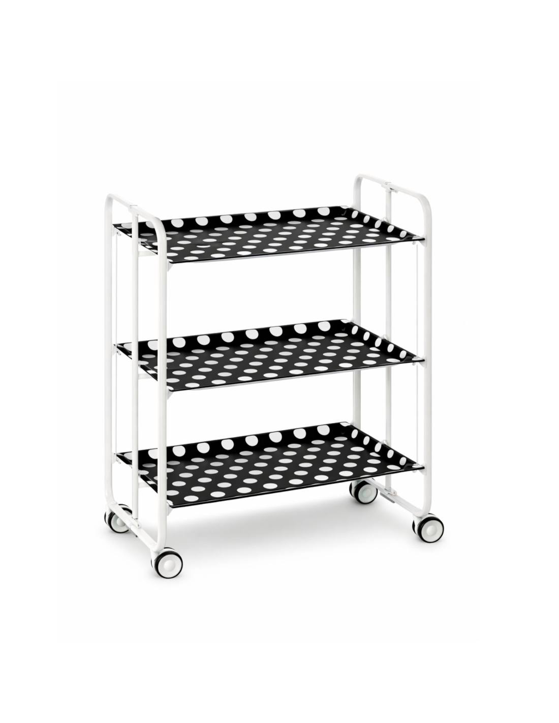 DON HIERRO - Carrito auxiliar plegable BAUHAUS blanco con ruedas – 3 ...