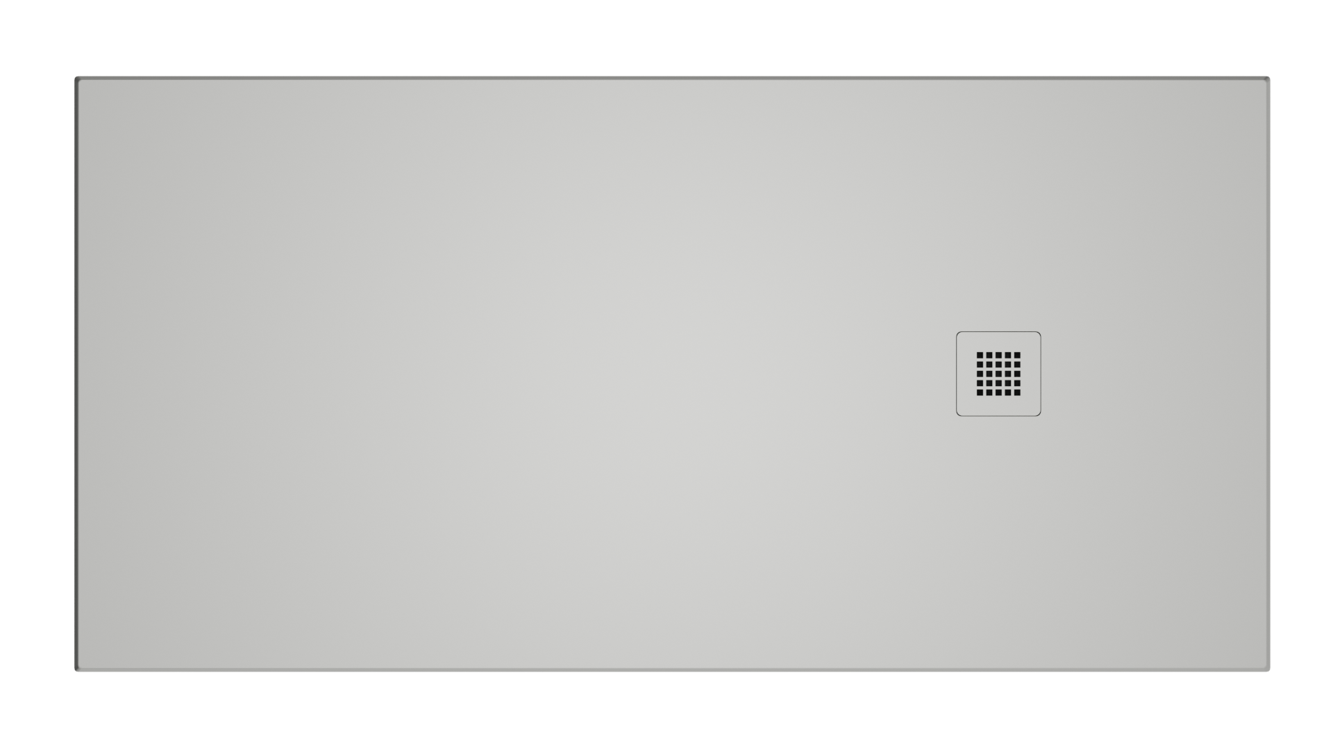 PLATO DE DUCHA RESINA LM SLATE - 160x90 - RAL 9003 - Color blanco ...