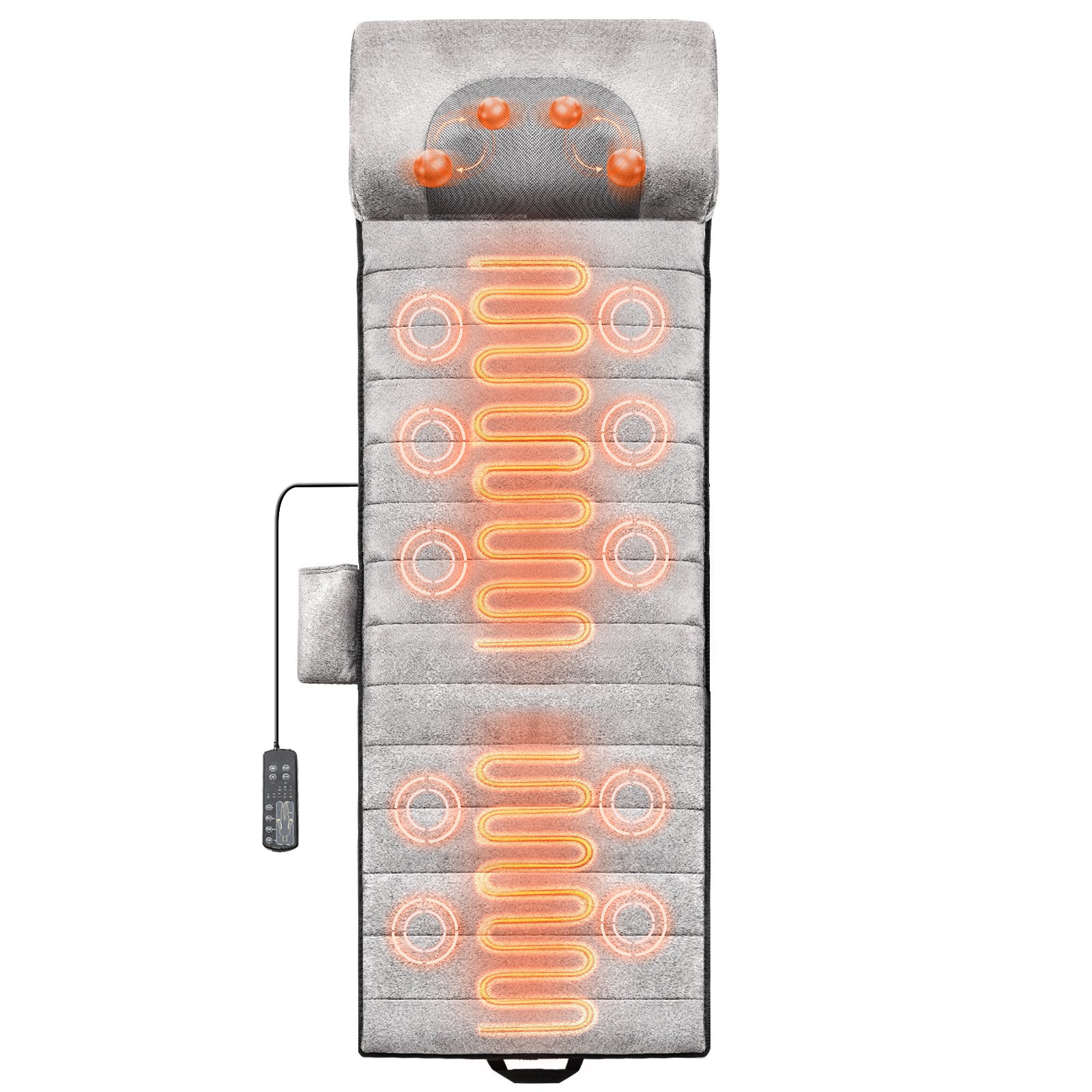 Vevor Matelas Massage Complet Du Corps Avec Masseur De Cou Shiatsu