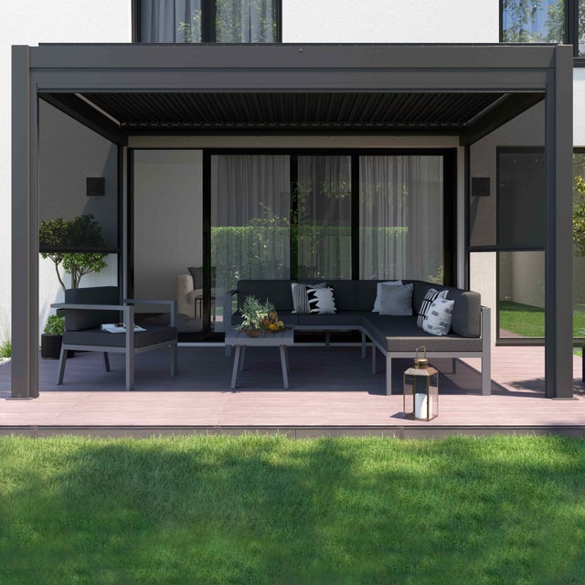 Pergola bioclimatique pour votre terrasse et votre extérieur | Leroy Merlin
