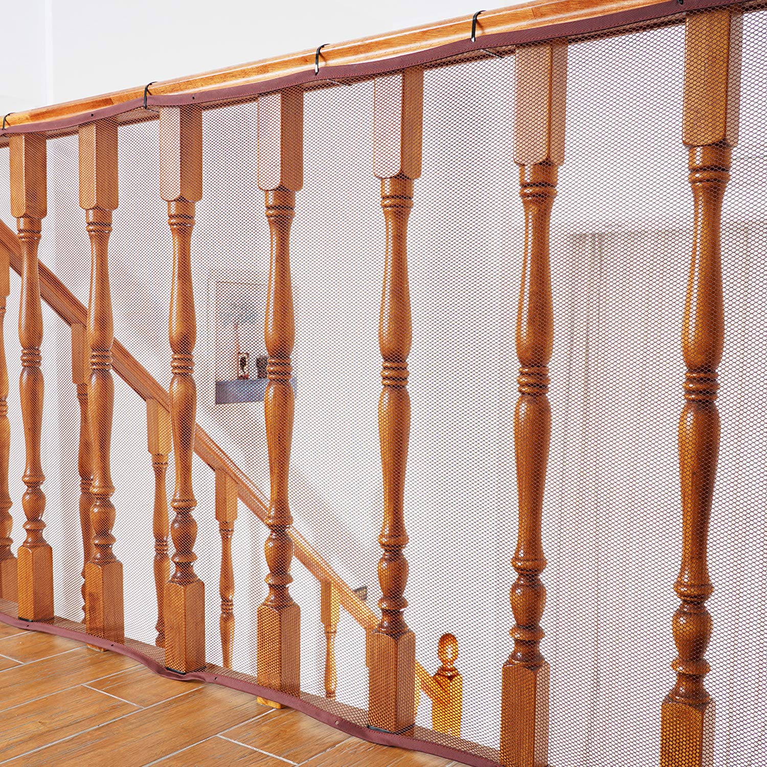 Filet de sécurité pour rampe d'escalier, 3 m x 79 cm, filet de sécurité ...