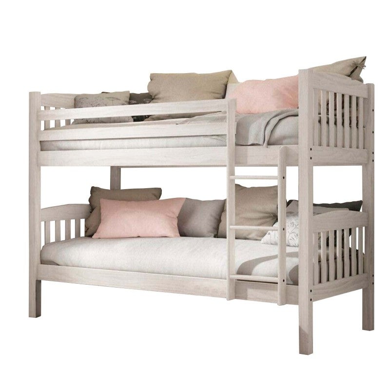 Litera madera blanco decapé 90x190cm | Leroy Merlin