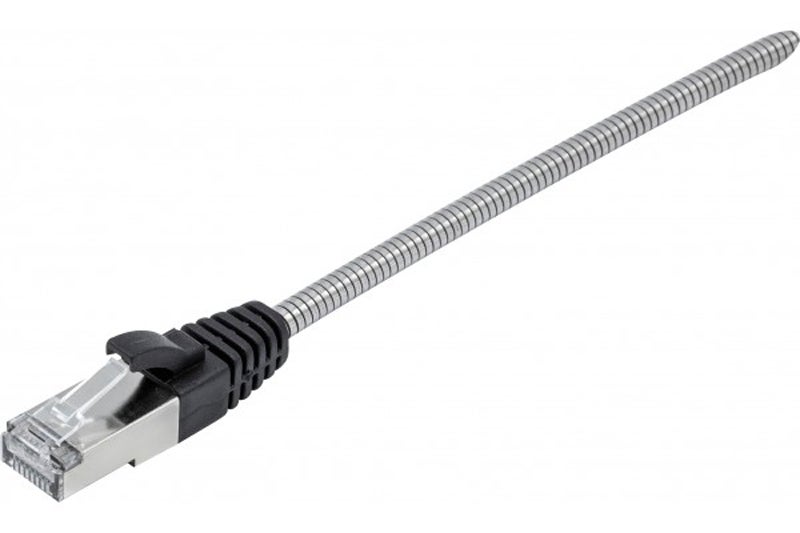 Câble ethernet rj45 cat6a simple blindage anti-rongeur 3m argent ...