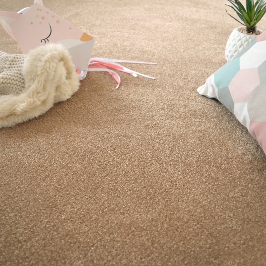 Moquette velours Select - Marron cuivré - Rouleau de 5m x 4m | Leroy Merlin