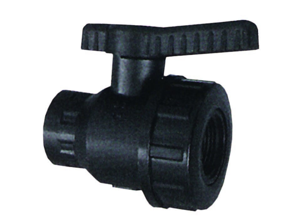 Valvola sfera filettata femmina con ghiera in polipropilene - ff 11/4 ...