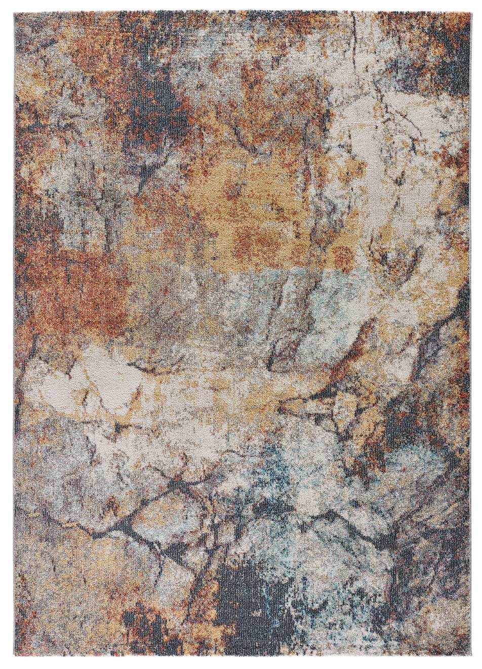 Tappeto interno multicolore rettangolare 120 x 170 cm PARMA astratto ...