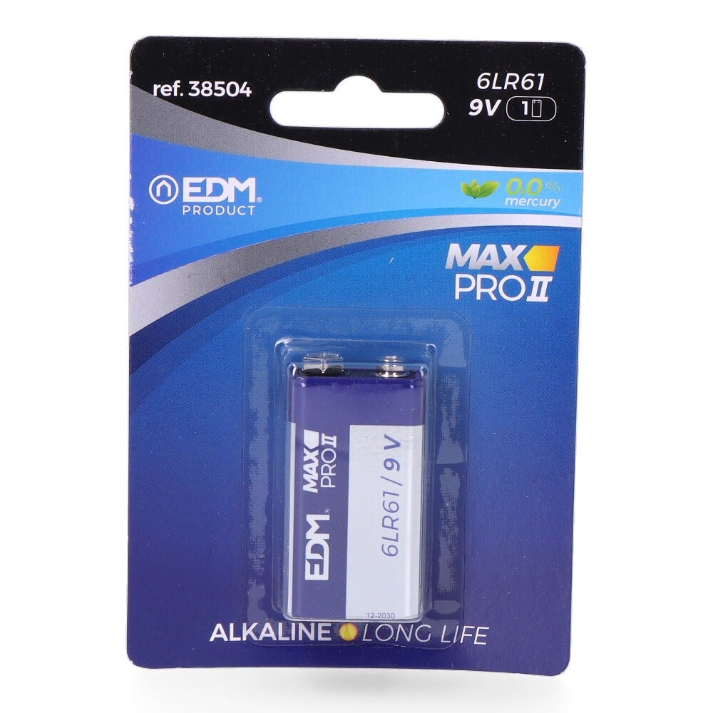 EDM PILA ALCALINA 6LR61 9V.(1U. | Leroy Merlin