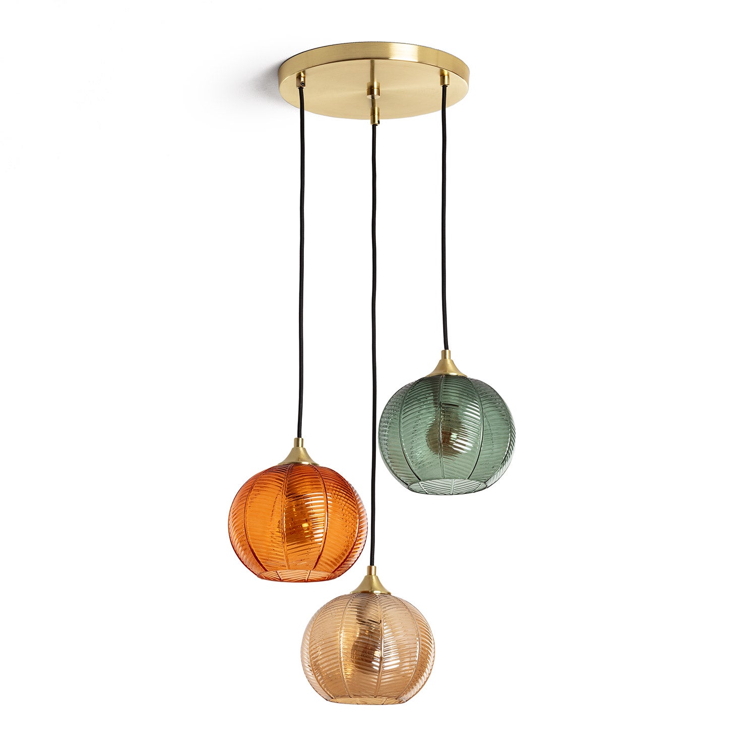 Ledkia Lámpara Colgante Cristal Tri Klimt Multicolor | Leroy Merlin