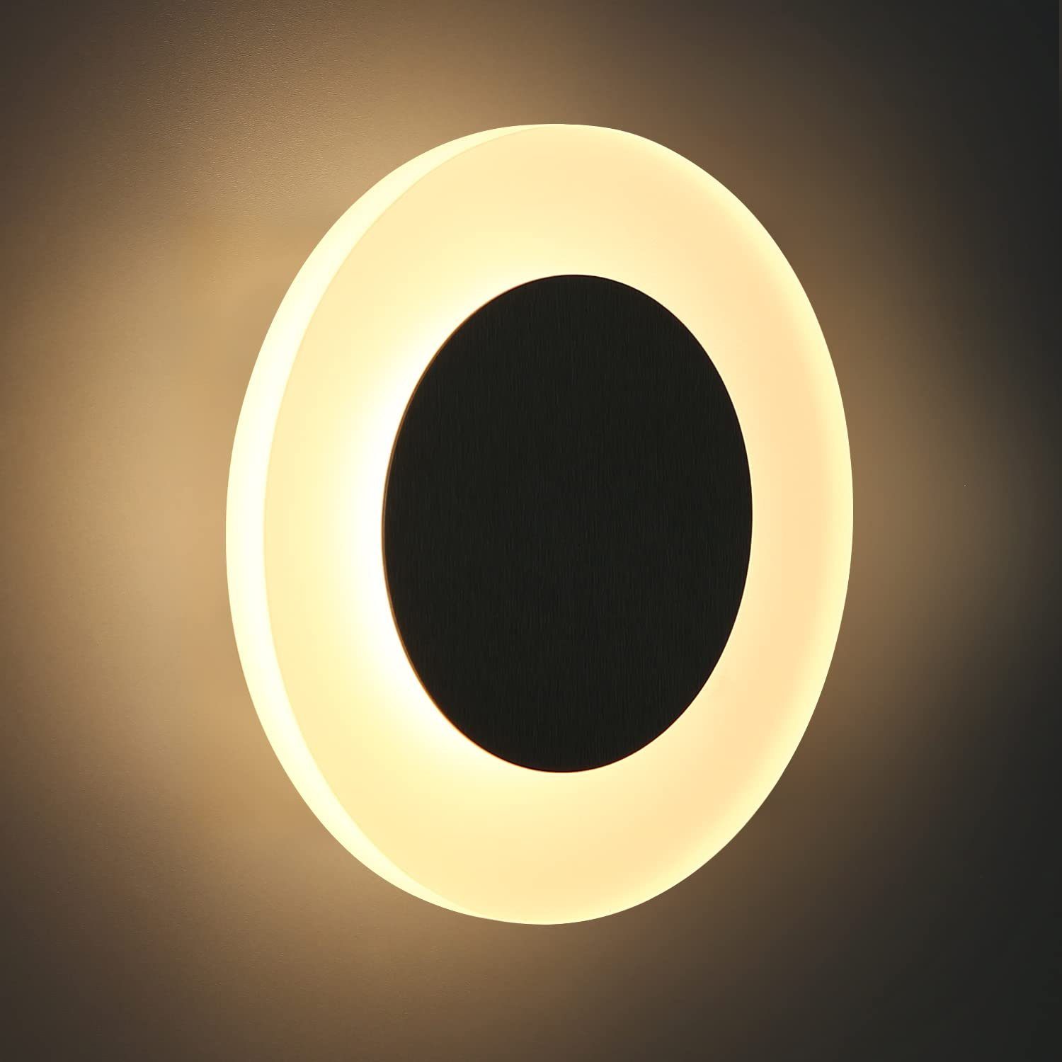 NETTLIFE lámpara de pared LED, lámpara de pared para interior, sala de ...