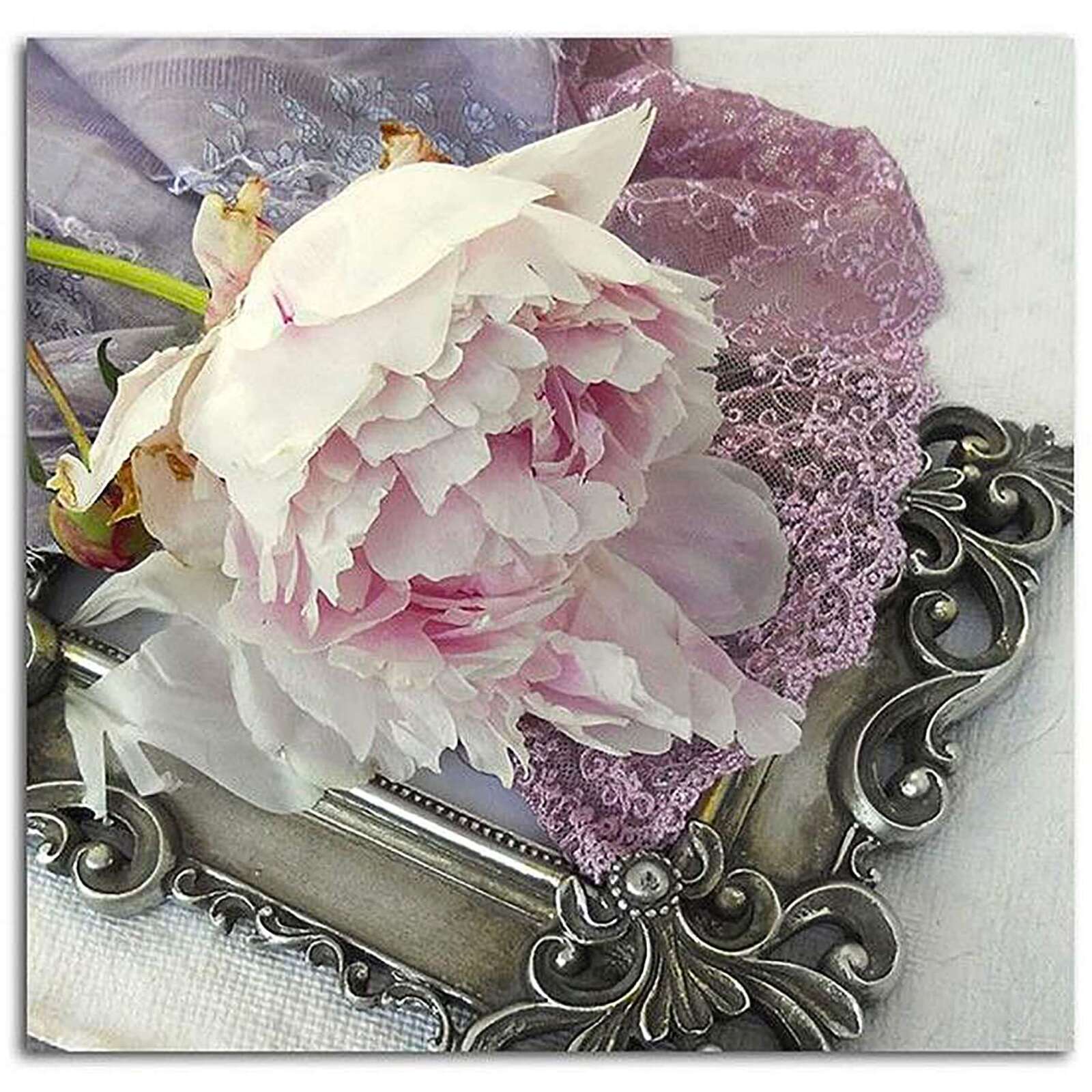 Tableau bois rose déco 1 - 30 x 30 cm | Leroy Merlin