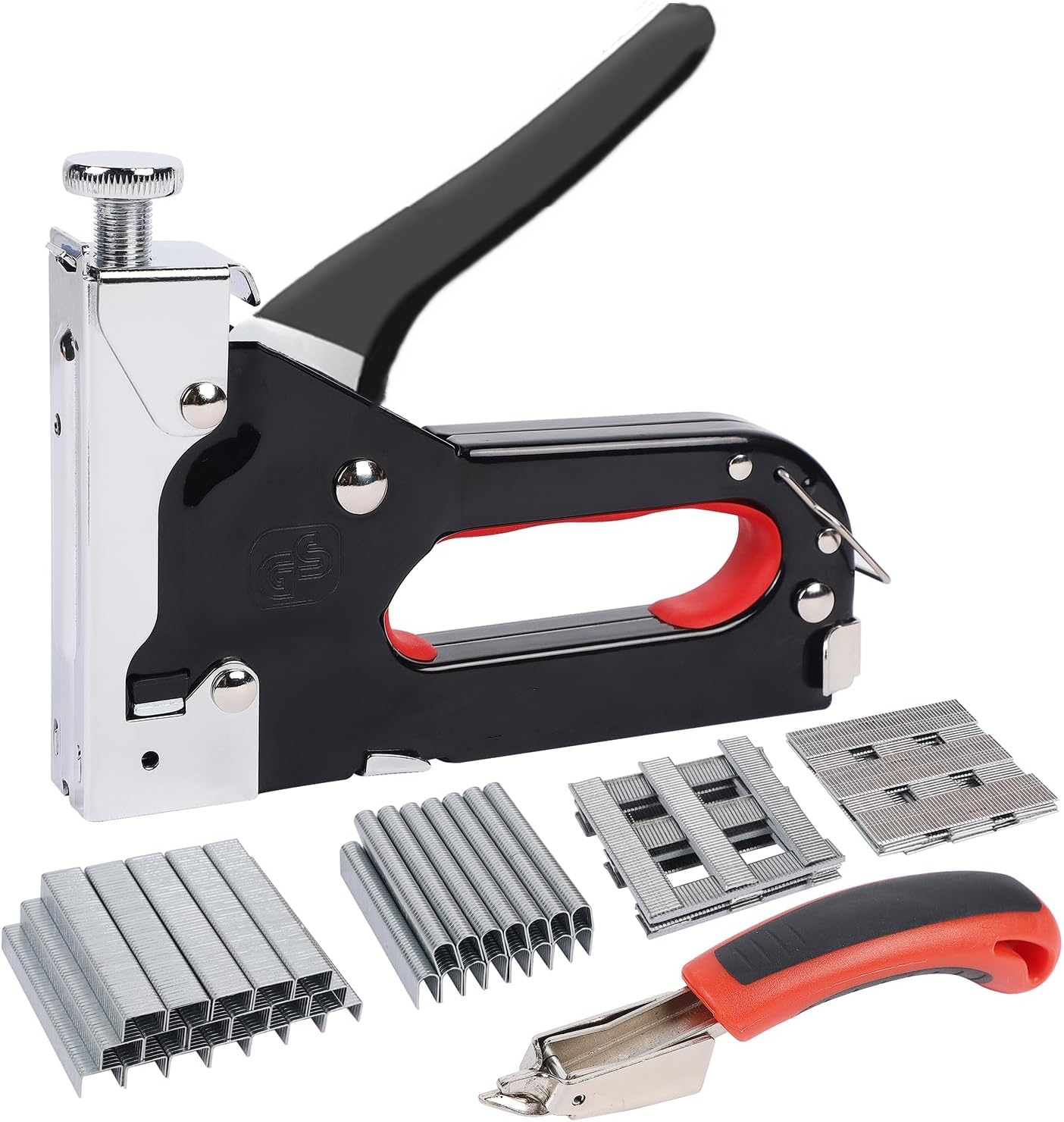 Agrafeuse Murale Multifonction 4en1, avec Agrafes & Ôte-agrafes ...