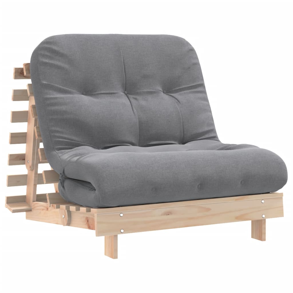 Canapé convertible | Canapé-lit futon avec matelas 80x206x11 cm bois ...
