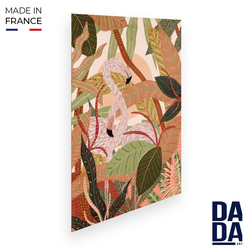 Affiche Flamants tropicaux / 60x80cm / Fabriqué en France / DADA ART ...
