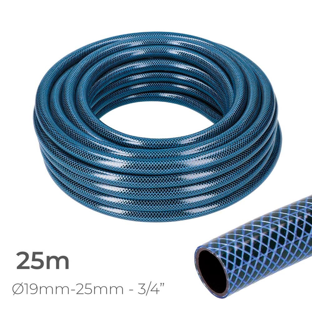 Manguera de jardin blue interior ø19mm. exterior ø25mm (3/4") rollo 25m ...