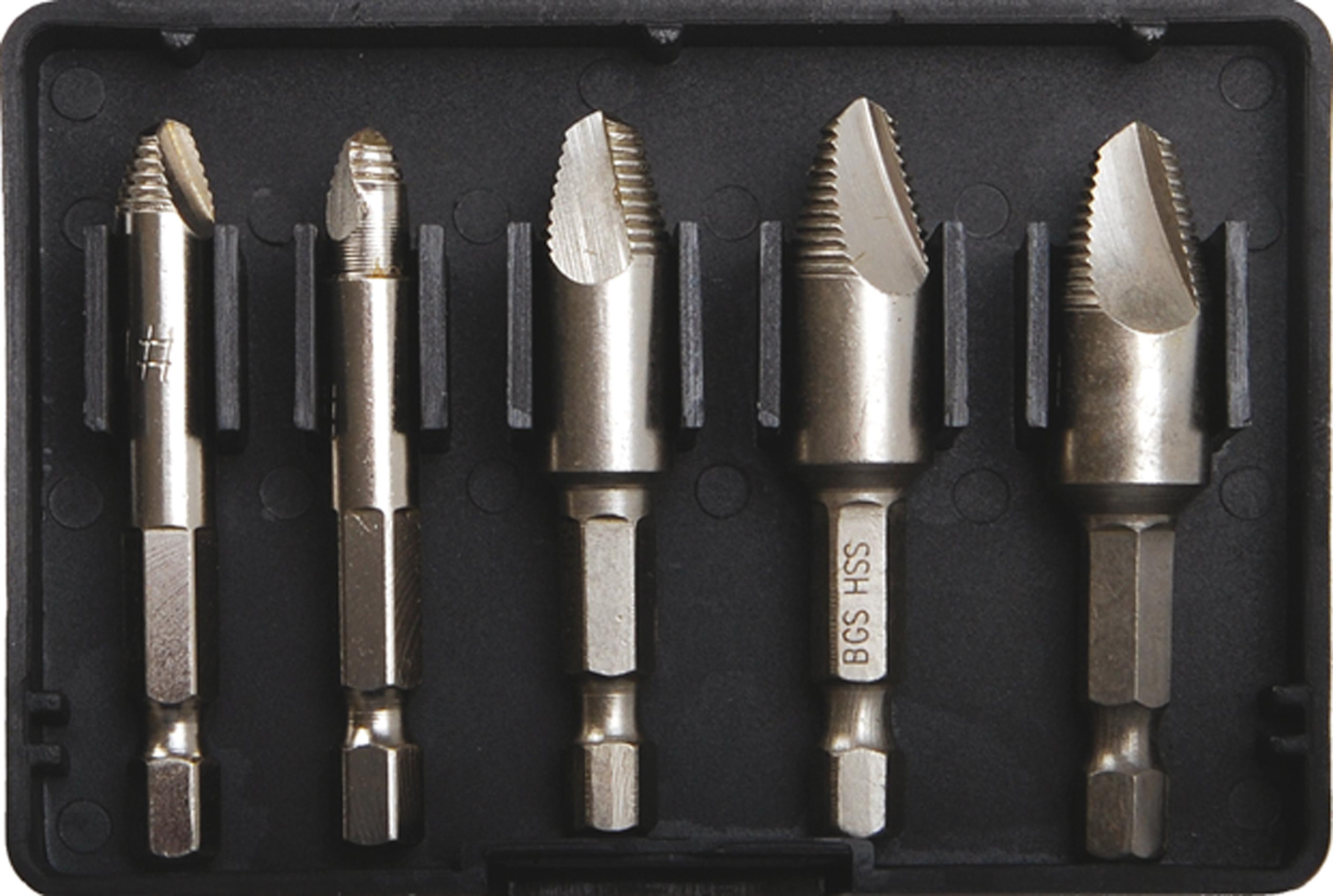 BGS Jeu d'extracteurs de vis | 5 pièces | Leroy Merlin