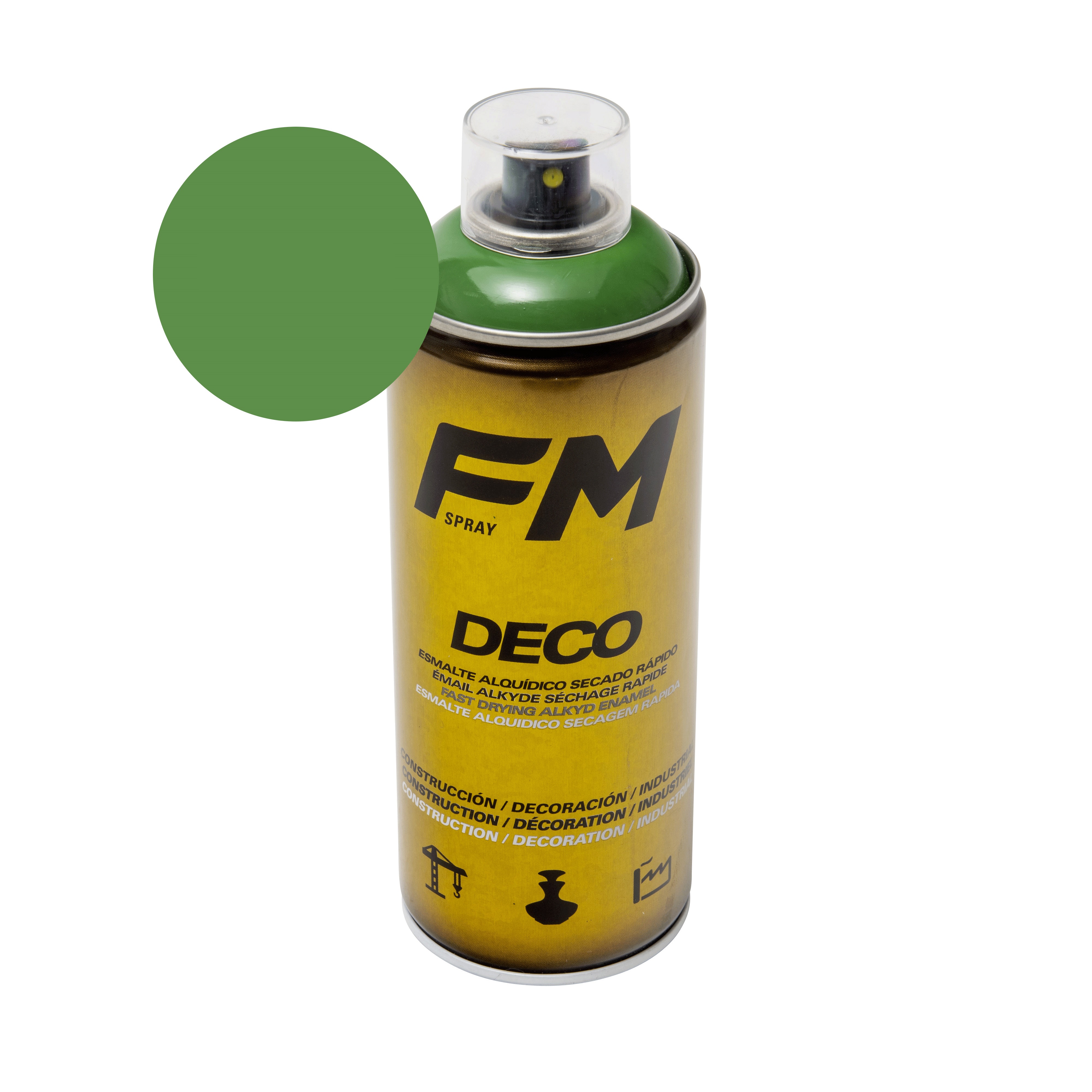 Peinture spray FM Spray DECO vert menthe RAL 6029 400 ml finition mate ...