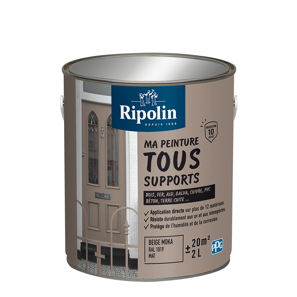 Ripolin Pintura Multi-superficie - Beige Moka - Mate - 2 L | Leroy Merlin
