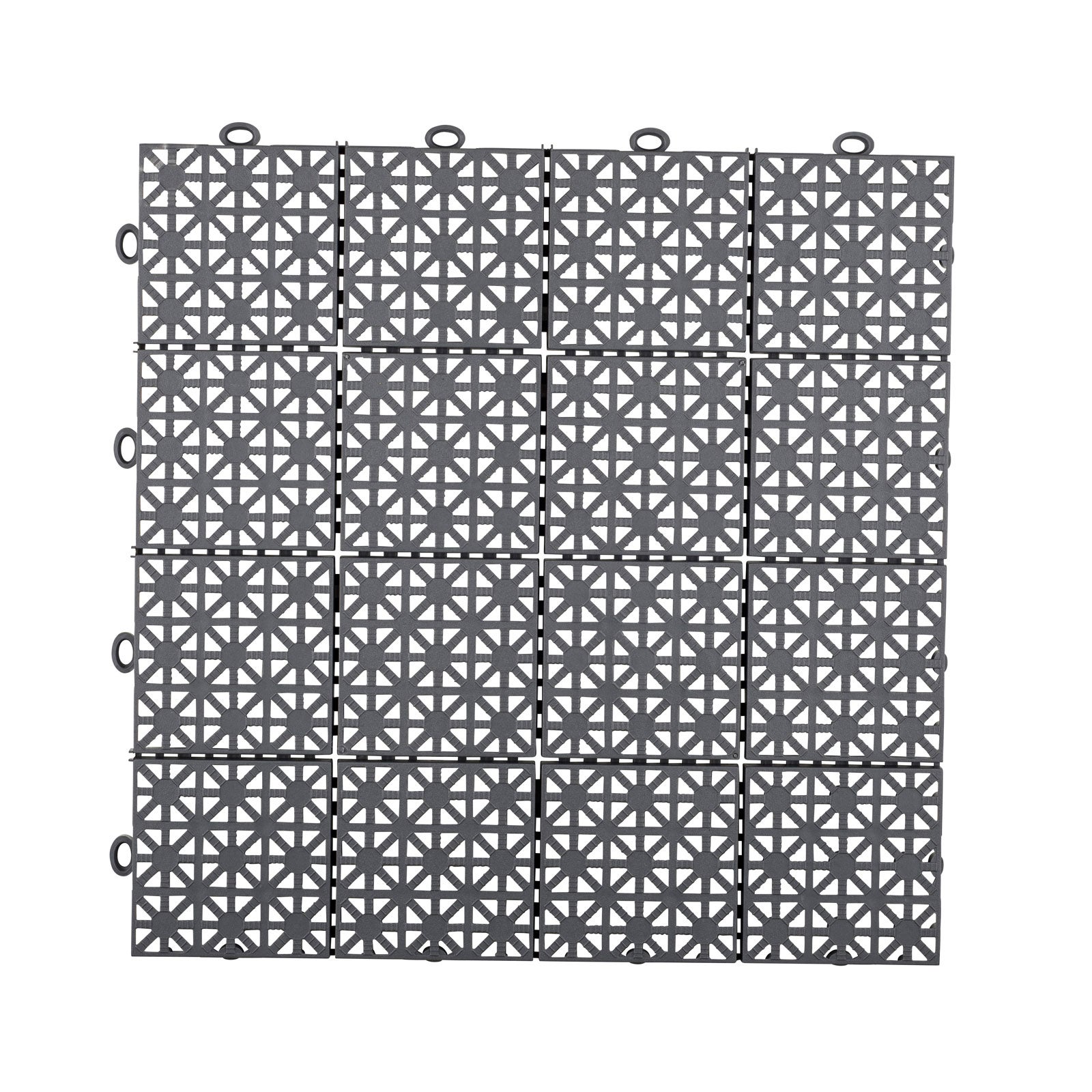 Dalle plastique grise anthracite épaisseur 12 mm Dalle clipsage facile ...