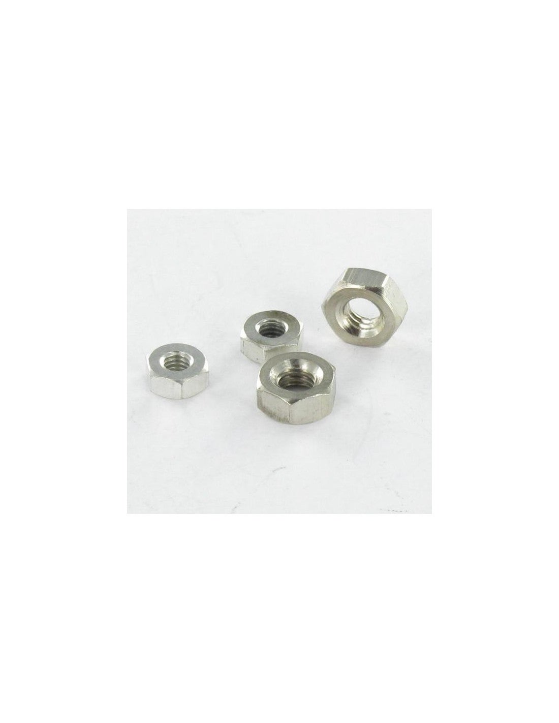 Ecrou Laiton chrome Hexagonal HU M4-200 pièces | Leroy Merlin