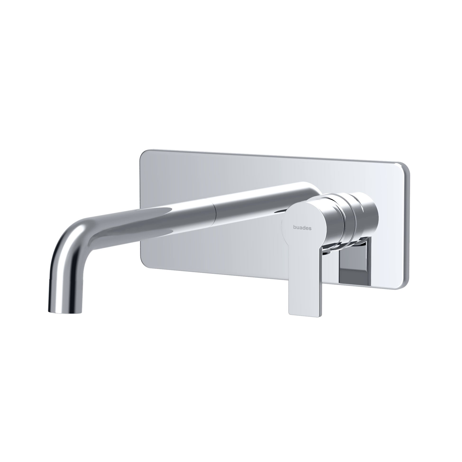 Mezclador monomando lavabo empotrado con placa cromo "ELBA" | Leroy Merlin