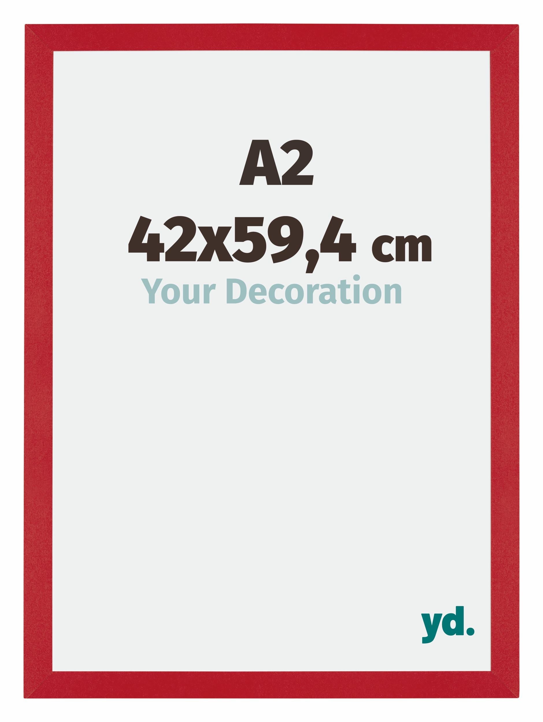 Yd. Cadre photo A2 42x59.4 cm - Rouge - MDF - Mura | Leroy Merlin