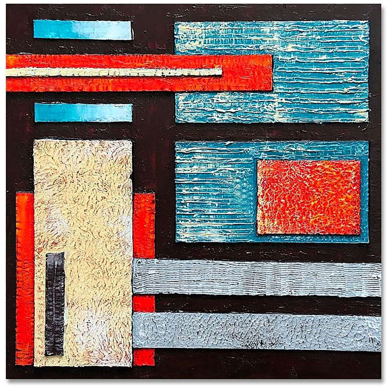 Tableau 63 abstraction - 70 x 70 cm | Leroy Merlin