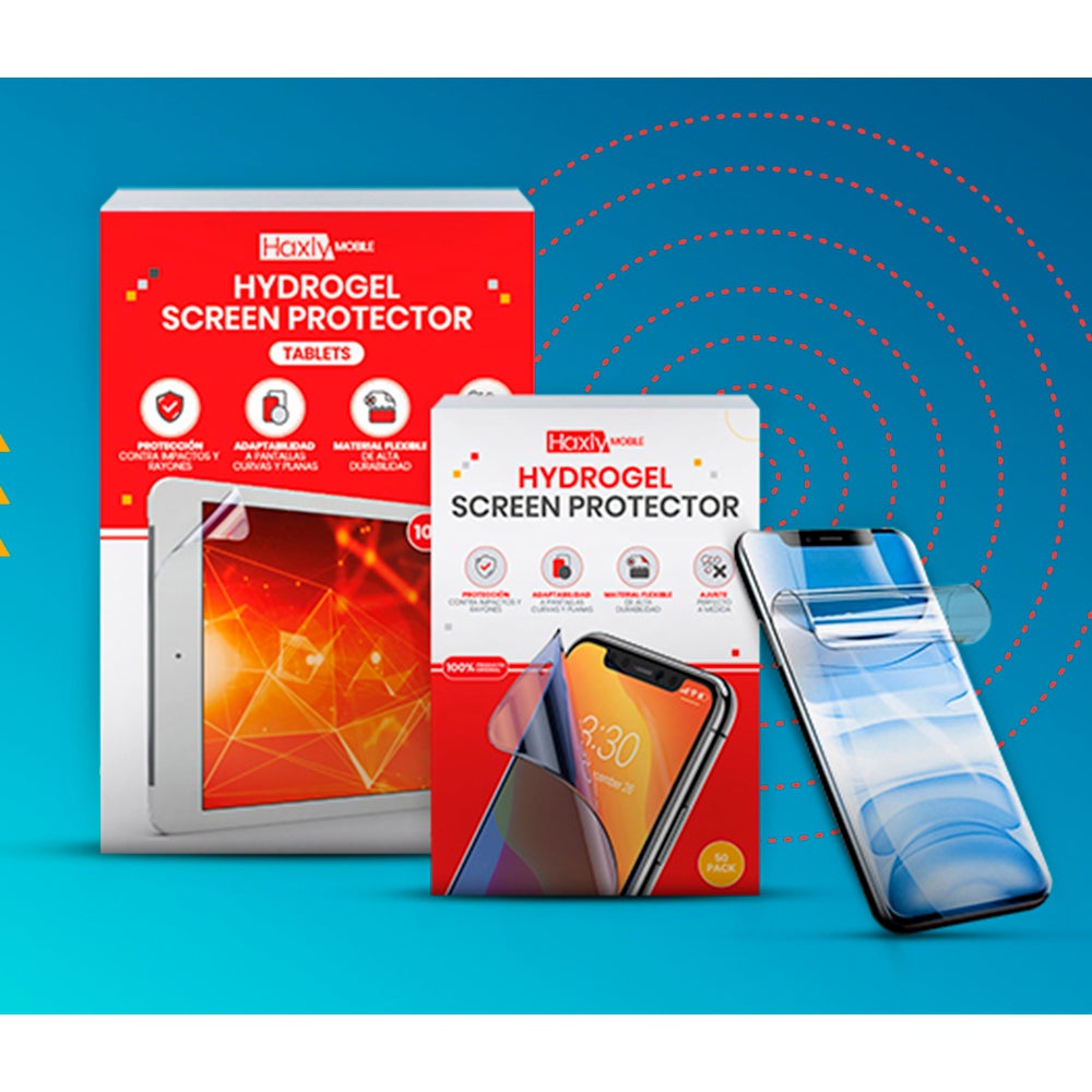 Haxly Mobile FILM HYDROGEL PREMIUM MATTE MOVIL PACK 5 - | Leroy Merlin