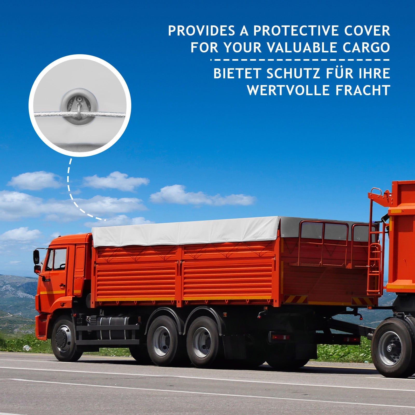 Jago® Bâche de Protection - 3x5m, Imperméable, Durable, Résistant aux ...