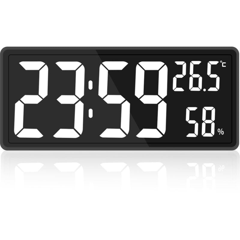 Reloj digital de pantalla grande, reloj de pared digital grande con ...