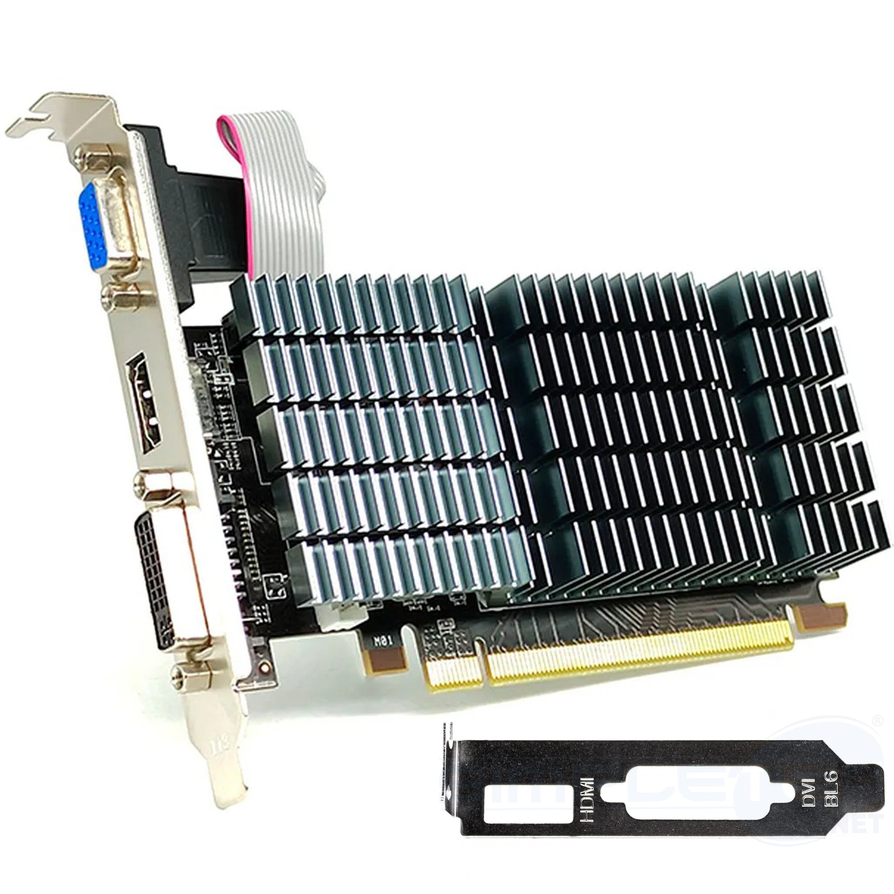 Scheda Video Grafica Amd R5 220 1gb Lp Low Profile Fanless Vga Hdmi Dvi ...