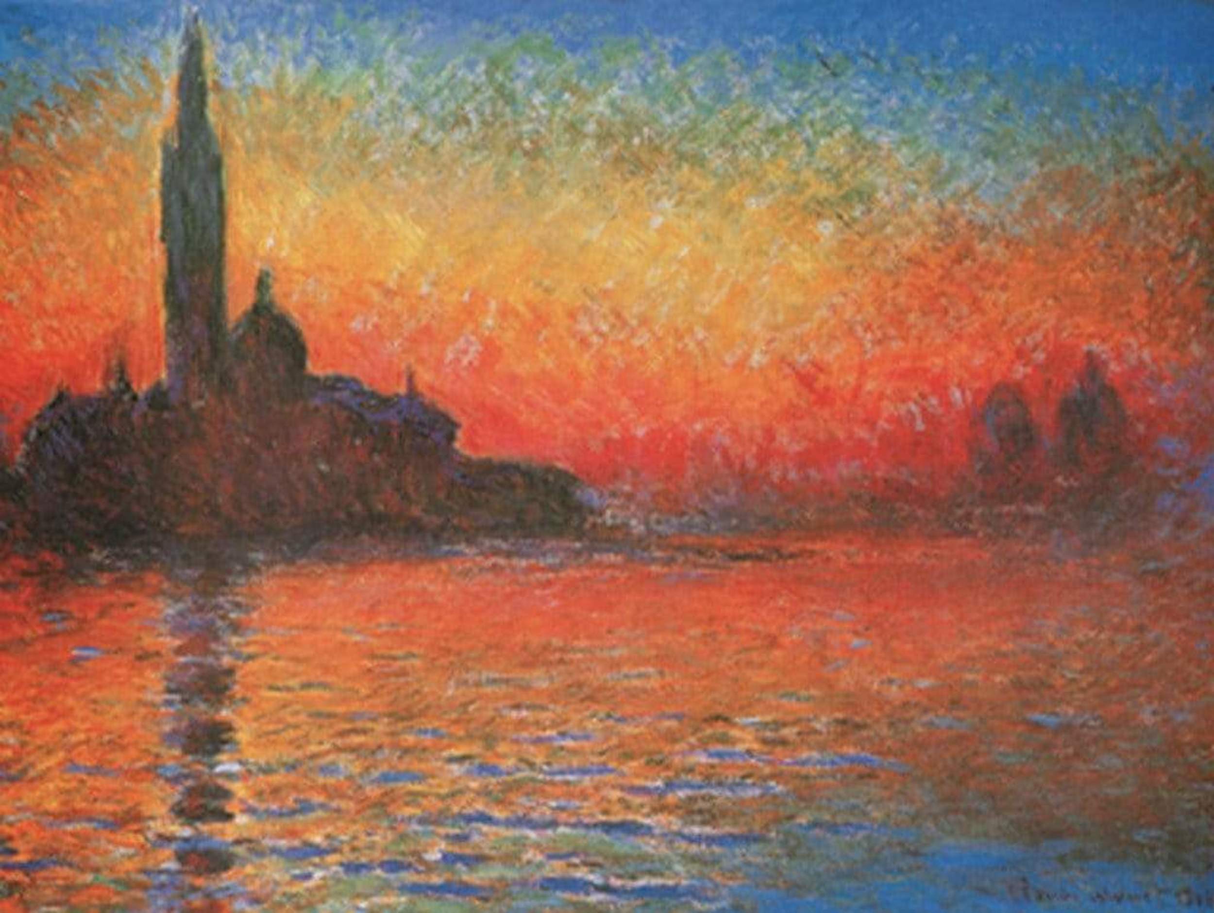Affiche Art Claude Monet - Crepuscolo 80x60cm | Leroy Merlin