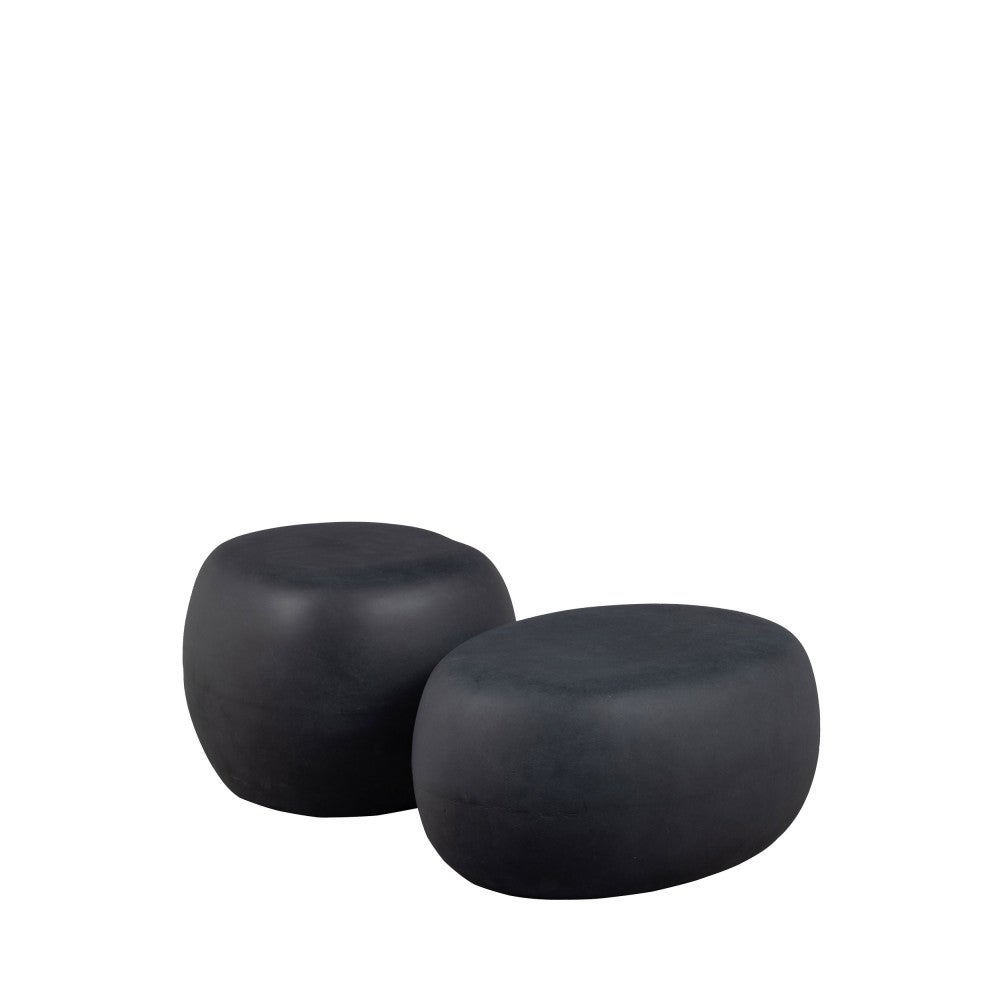 Table basse organique en fibre d'argile - Gris anthracite | Leroy Merlin