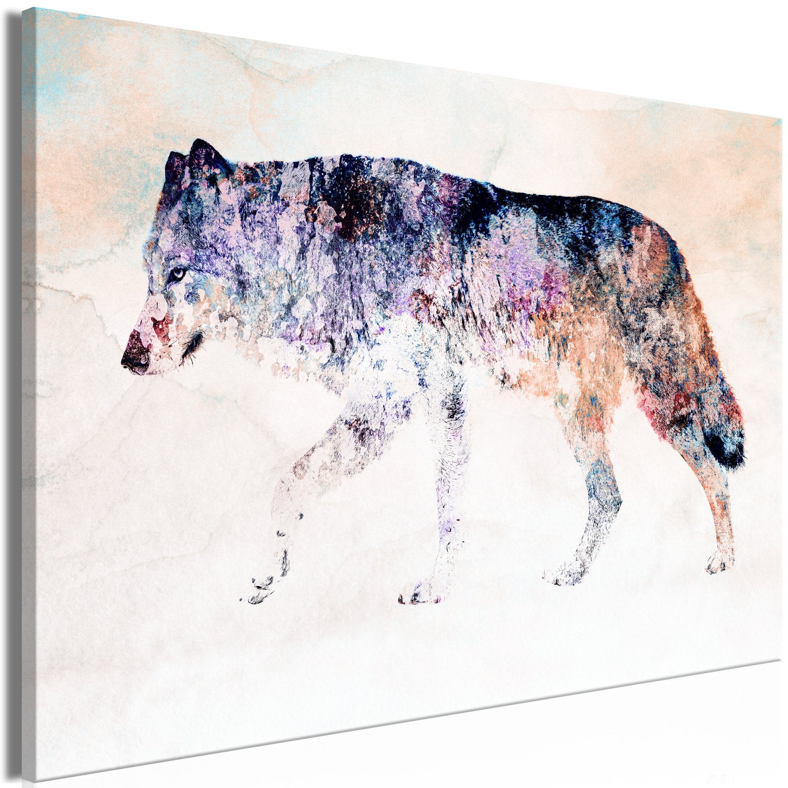 Tableau Loup Solitaire (1 Partie) Large | Leroy Merlin
