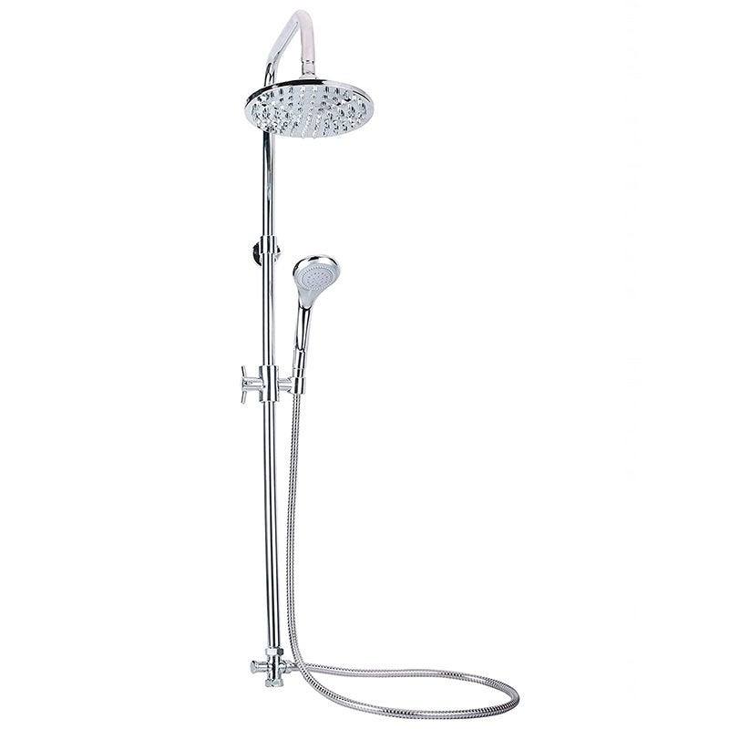 Douche de colonne avec pomme de douche fixe et douchette à main en ...