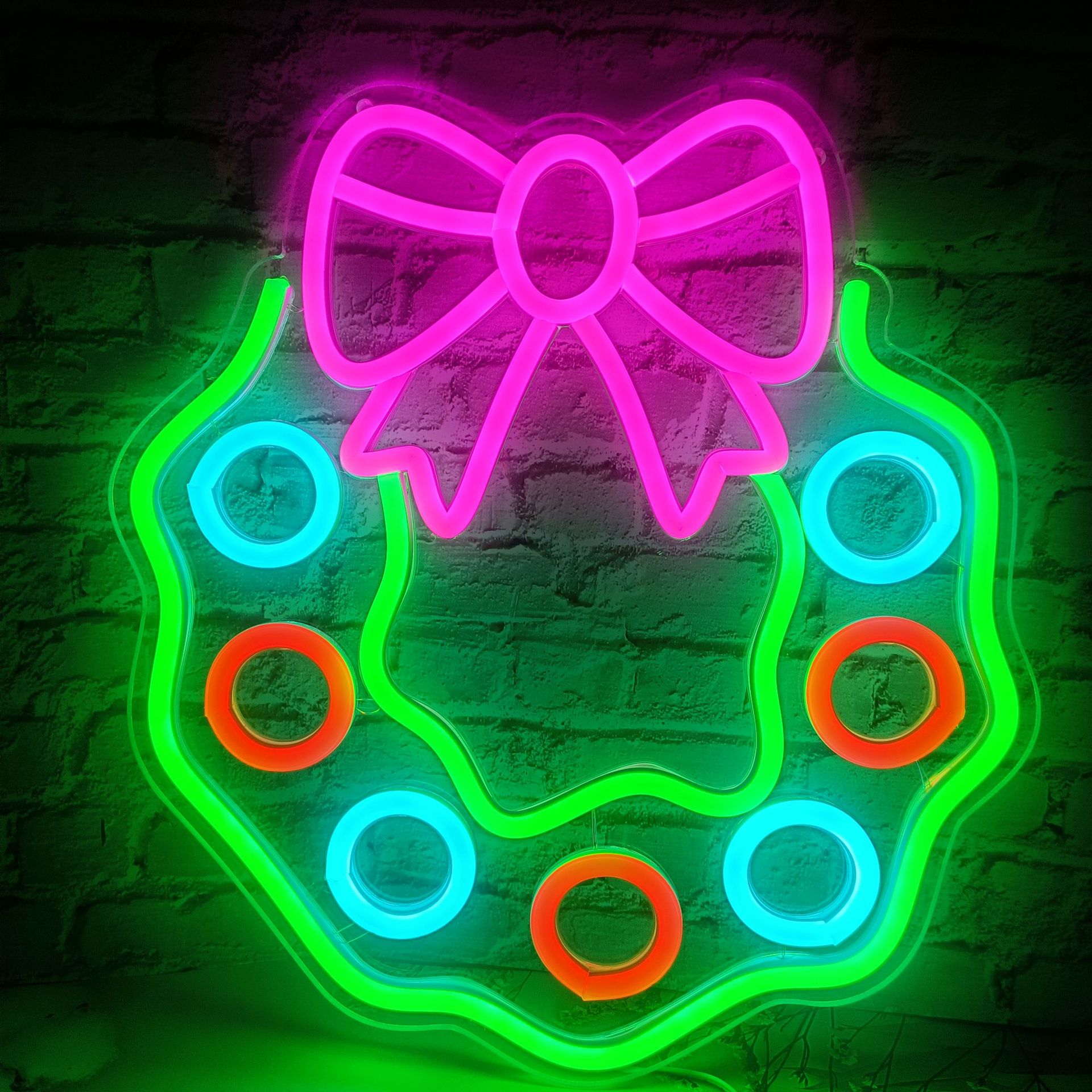 Veilleuse au néon, néon LED à intensité variable Panneau, décoration ...