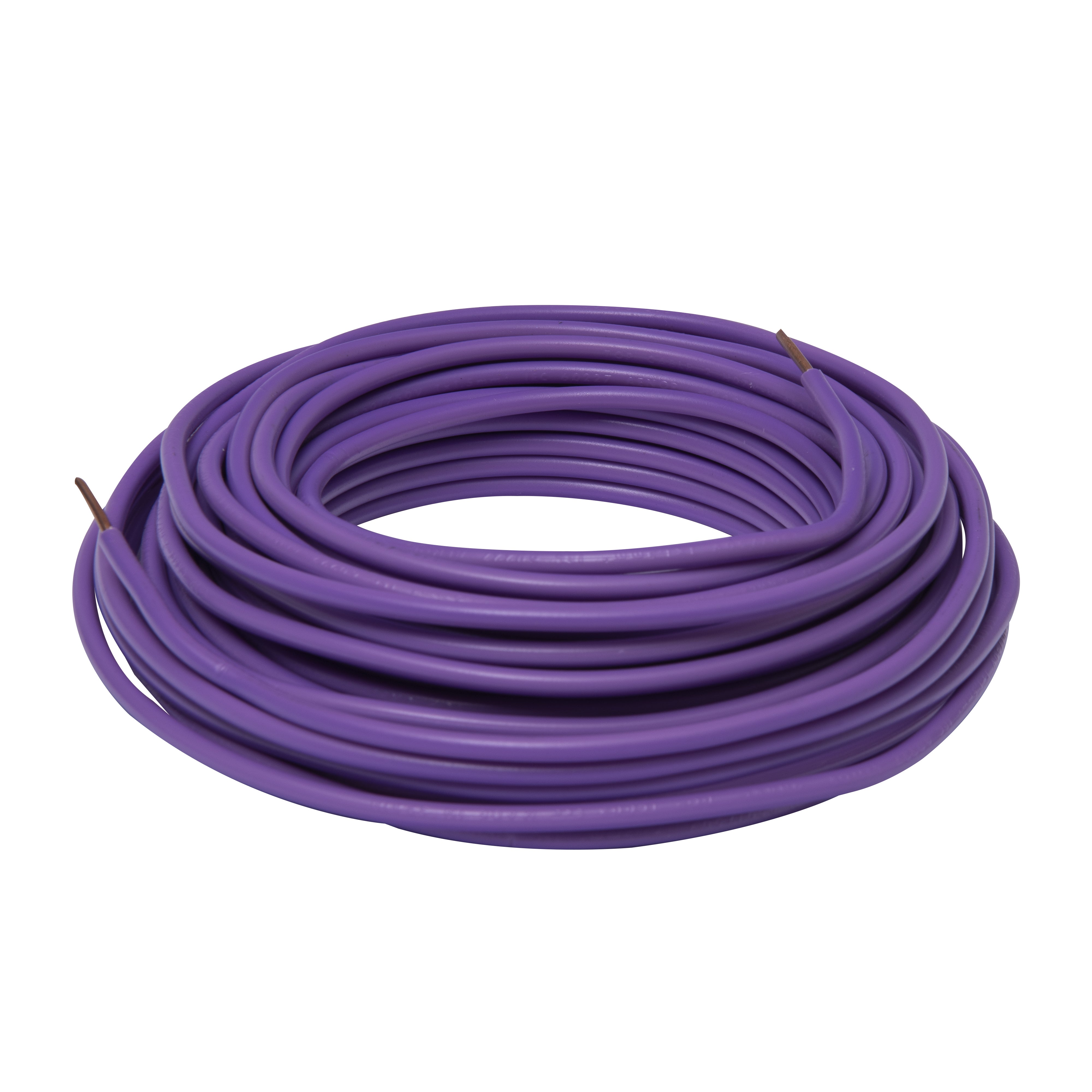 Fil électrique H07V-U 1,5mm² violet - 10m - Zenitech | Leroy Merlin