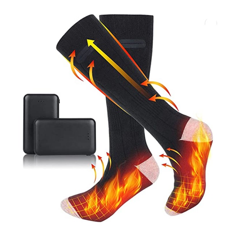 Calcetines calefactables para hombre y mujer, con batería recargable de ...